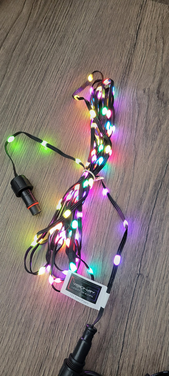 12v 2 INCH Spacing XL Seed / Pebble / Fairy Pixels - IP68 Rating and x ...