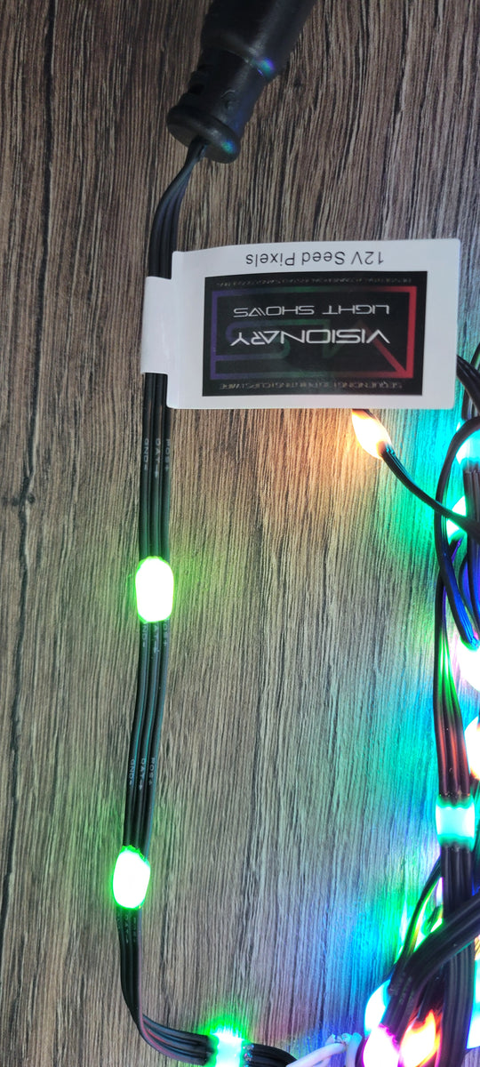 12v 2 INCH Spacing XL Seed / Pebble / Fairy Pixels - IP68 Rating and x ...